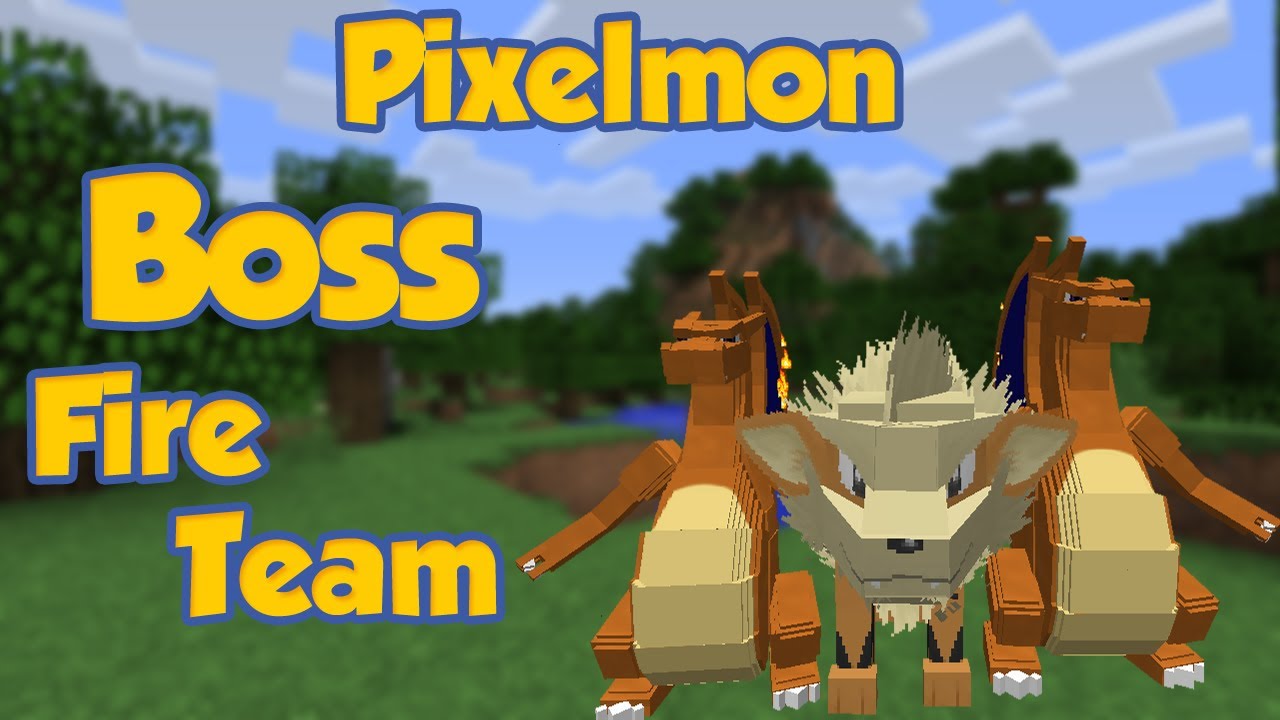 Pixelmon | Awesome Fire Team!! - YouTube