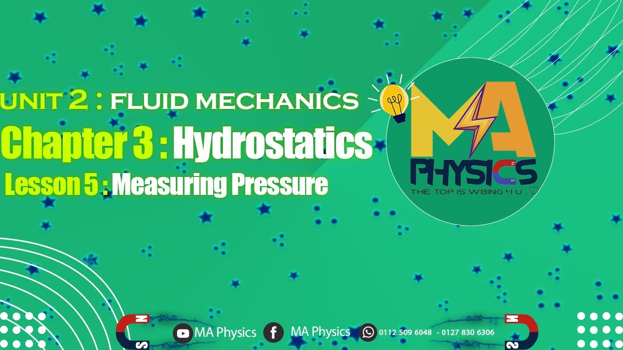 2nd Sec: Unit 2 - Chapter 3 - Lesson 5 - Measuring Pressure - YouTube