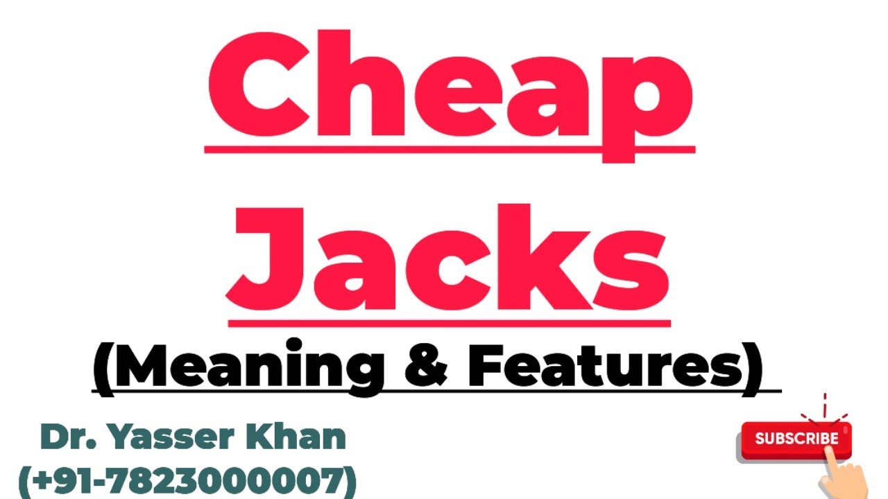 Cheap Jacks Meaning Features YouTube cheap-jacks-meaning-features-youtube