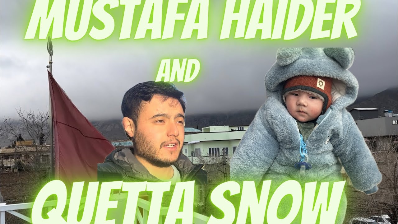Mustafa Haider’s first encounter with snow 😍 ️☃️ | Quetta’s First ...
