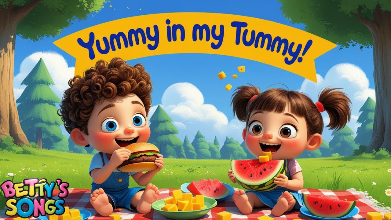 Yummy in My Tummy 🥕🌽🎶 LEARN Not Wasting Food with this FUN Kids Song ...