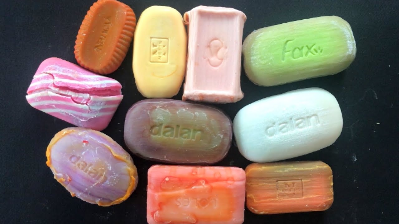 Cutting puff soaps | Sounds of dry soap cutting | ASMR Video # 504 ...