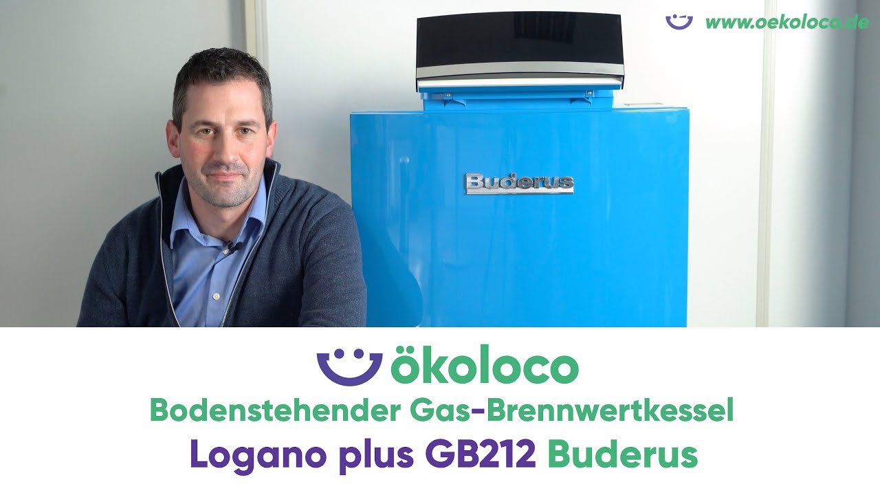 Buderus Gas-Brennwertkessel Logano plus GB212 | ökoloco - YouTube