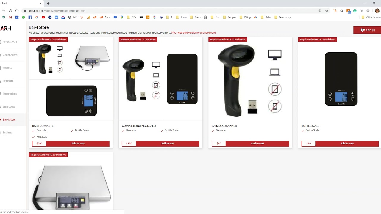 Bar i How to order your bar inventory equipment scales and wireless ...