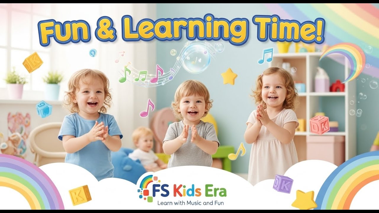 Fun & Learning Time for Kids | Music, Colors & Smiles! - YouTube