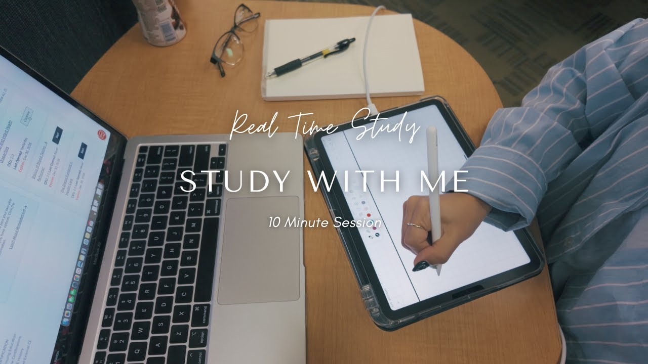 10 Minute Study With Me | Quick Focus Session - YouTube