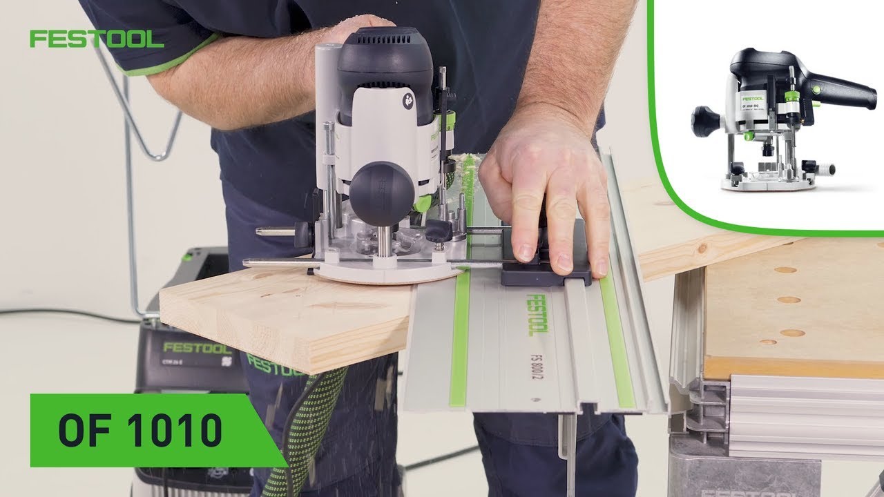Festool TV Folge 126: Arbeiten mit der OF 1010 und Führungsschiene ...
