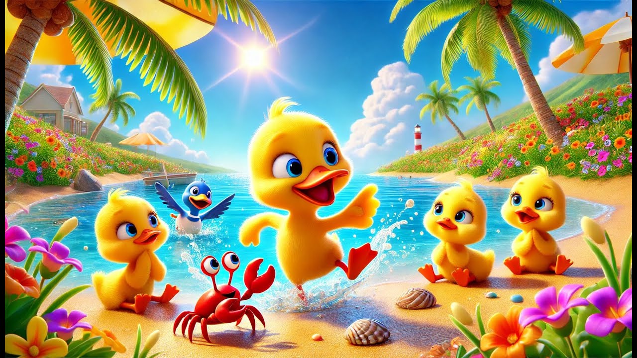 Cinco Patitos 🐥 | Canción Infantil en Español | Rima para Niños - YouTube