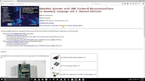 Embedded Systems with ARM Cortex-M Microcontrollers in Assembly Language and C - YouTube