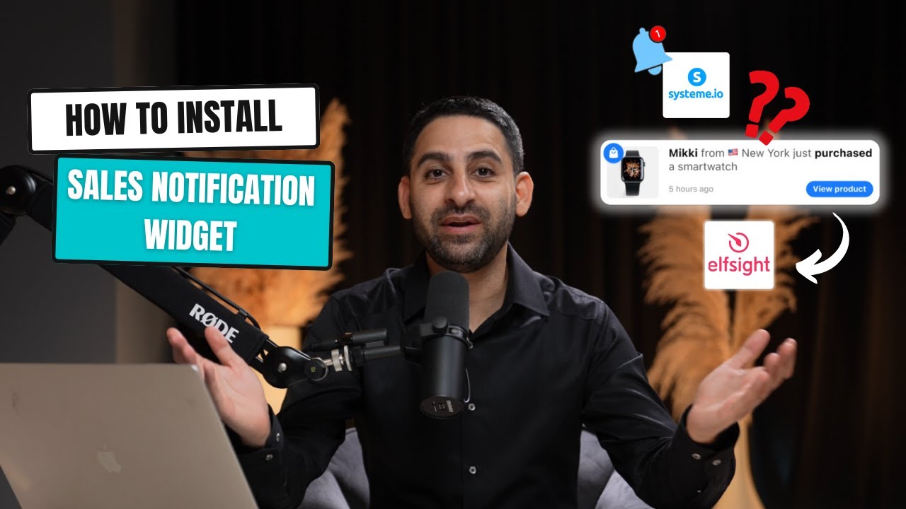 How to install a Sales Notification Widget: Elfsight tech tutorial ...