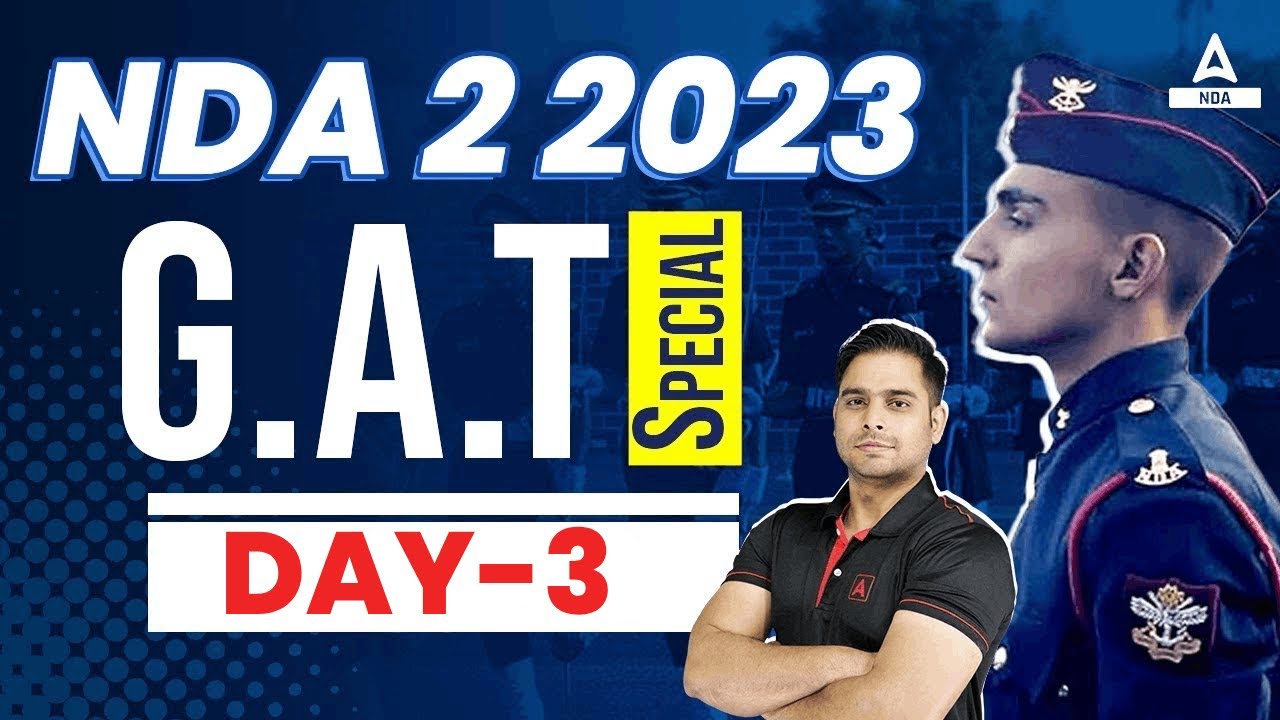 NDA 2 2023 GAT Classes | NDA GAT Paper Solution 2023 | Day -3 | NDA ...