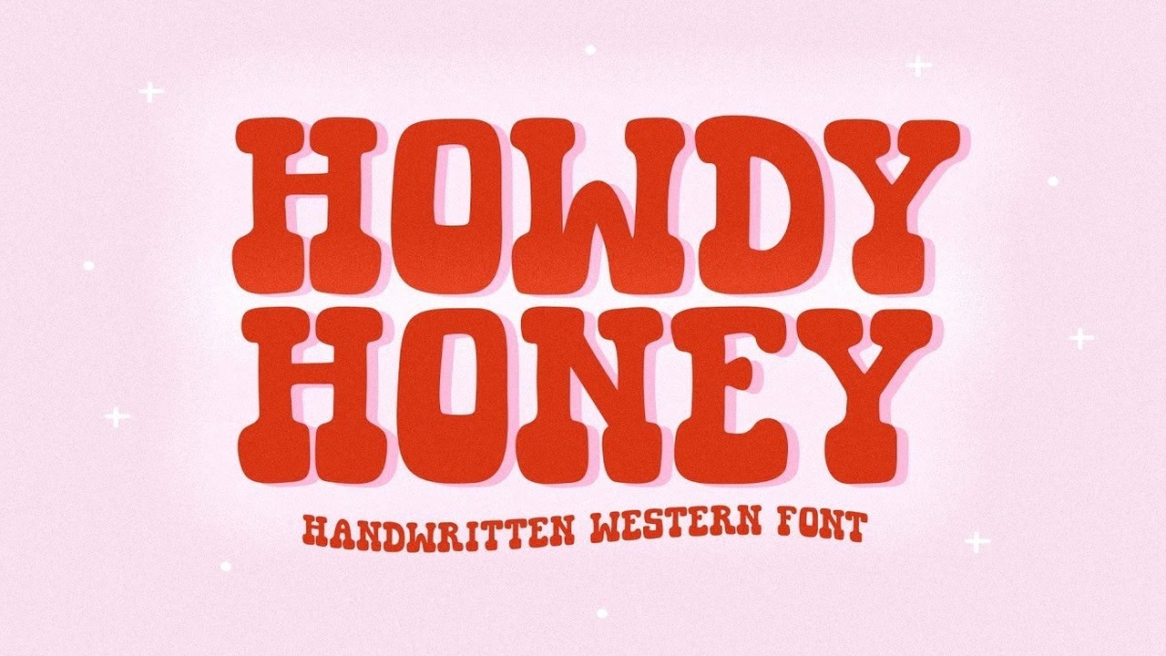 Howdy Honey | Retro Western Font Font Free Download - YouTube
