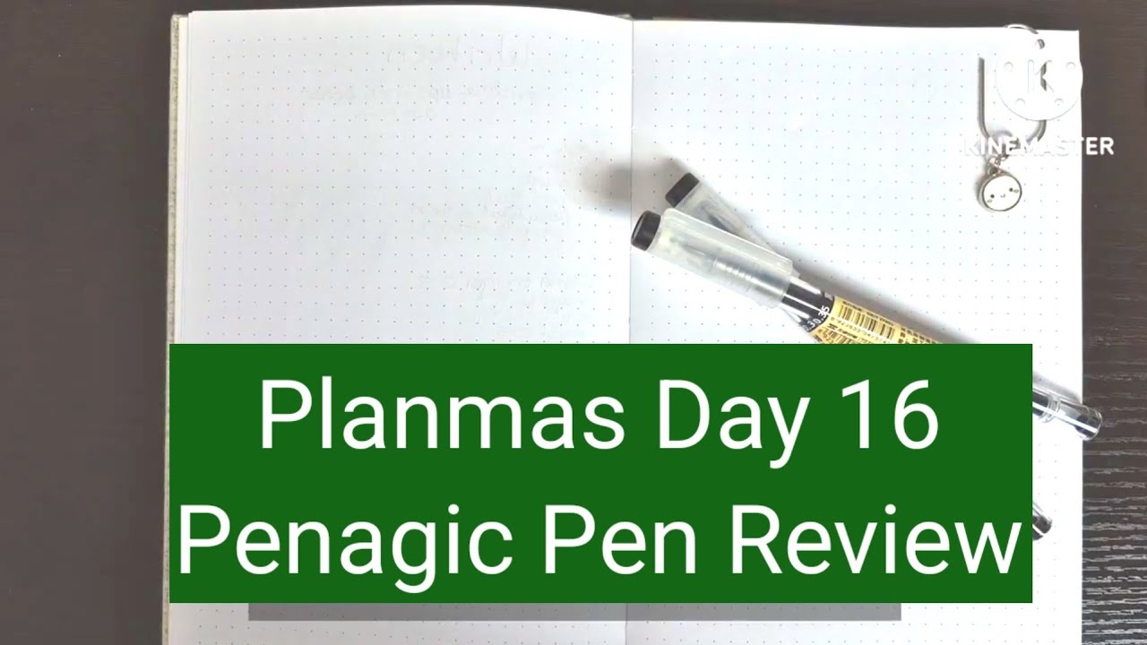 Planmas Day 16: Penagic 0.35 Pen Review - YouTube