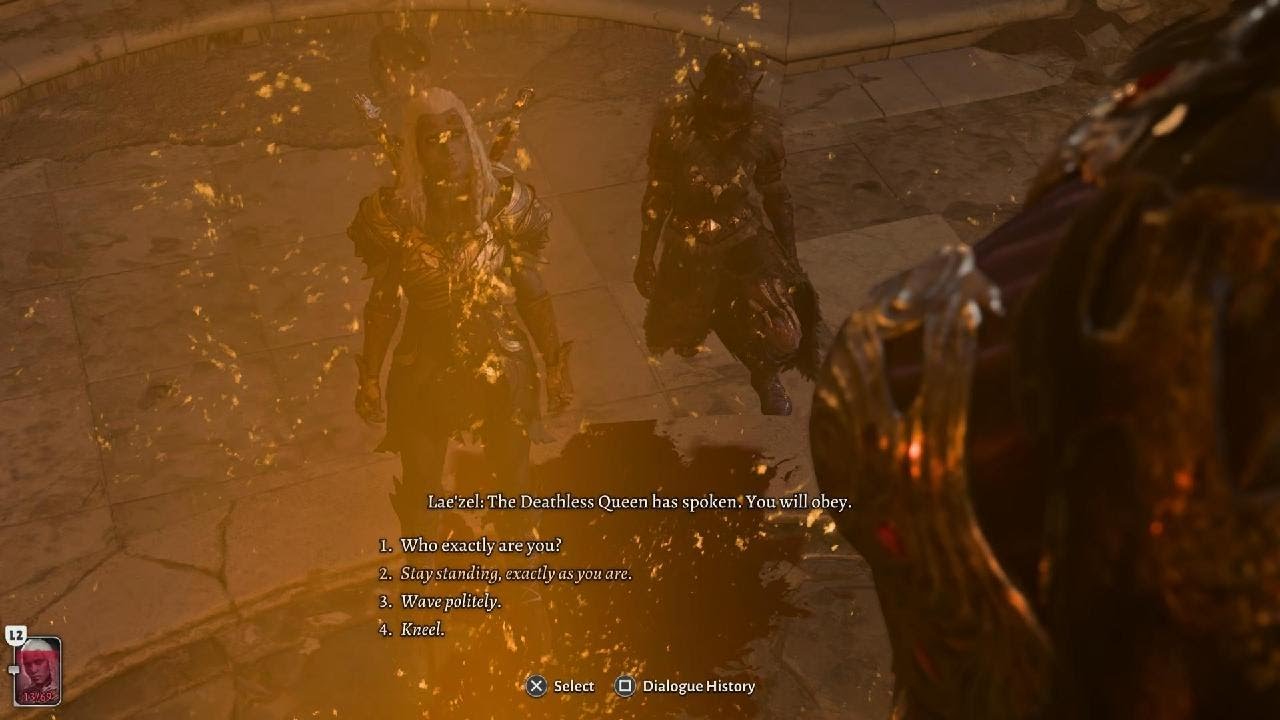 Baldur's Gate 3 Defying Queen Vlaakith - YouTube