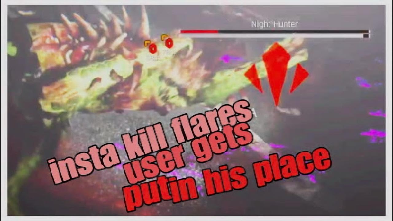 Instant kill flare user gets put in his place - YouTube
