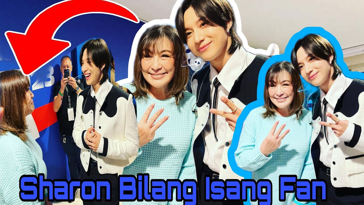 Sharon Cuneta Fan Girling Moment With Lee Taemin Ng Shinee - YouTube