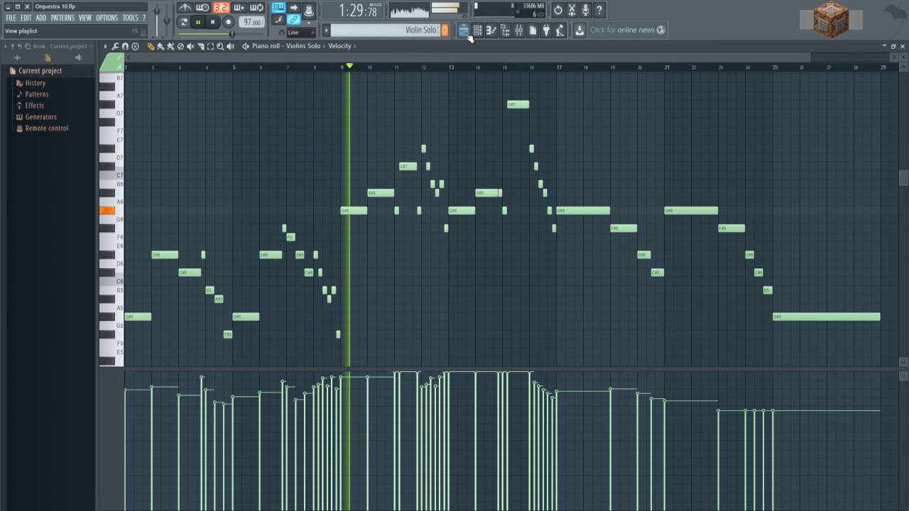 [FL Studio] Fantasy Orchestral Music - YouTube