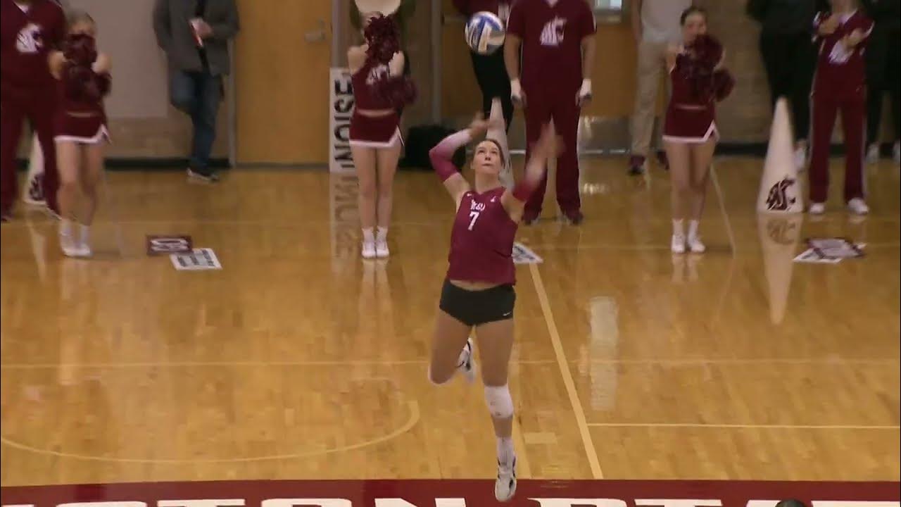 WSU Volleyball: Pac-12 Network recaps the Cougs' 4 set win over Colorado! 11/20/22 - YouTube