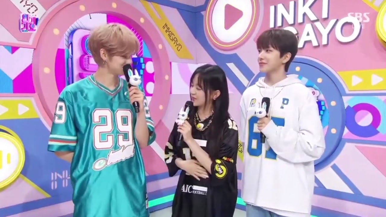 Inkigayo MC Yeonjun, Jihu and Woonhak intro 230820 - YouTube