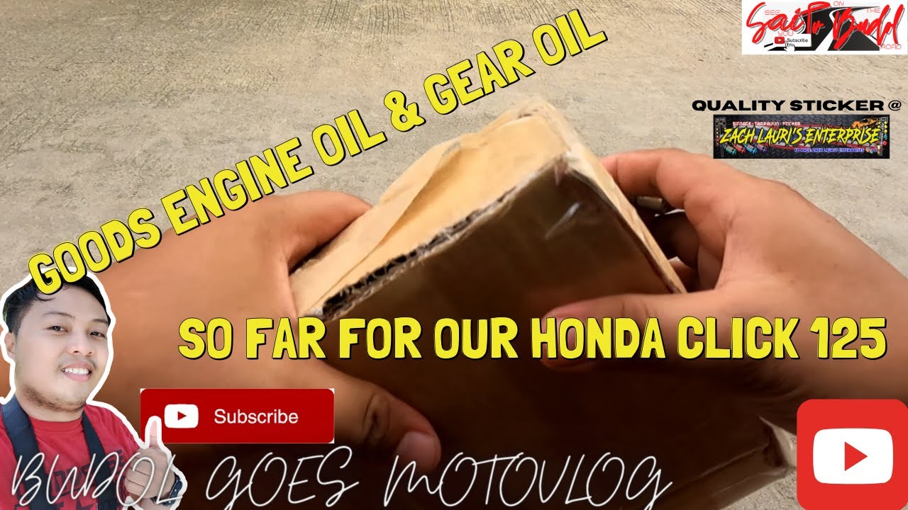 ENGINE OIL AND GEAR OIL FOR HONDA CLICK 125 BEGINNERS GUIDE (MOTOVLOGS ...