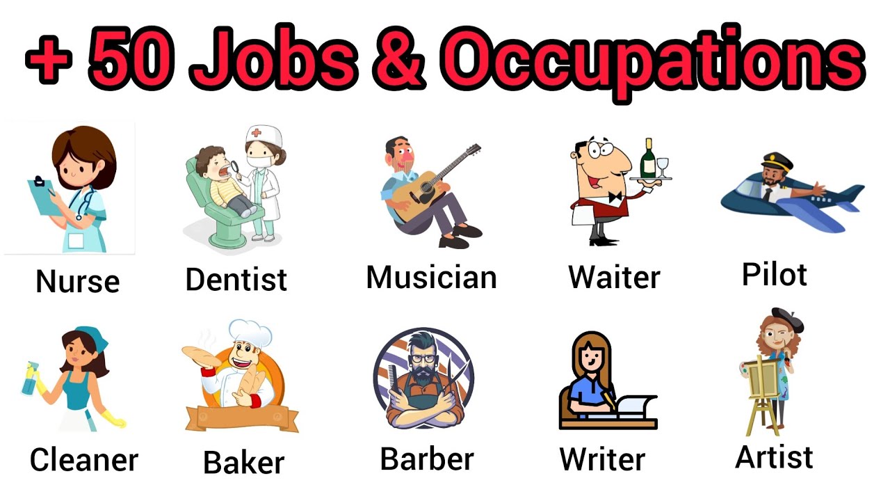 +50 Jobs & Occupations - YouTube