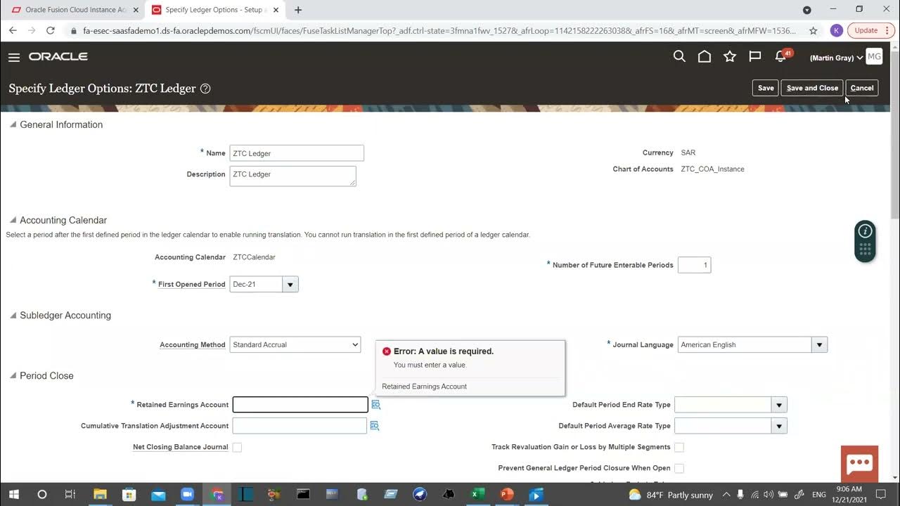 Oracle Fusion - General Ledger Manual Setup( 4C’s -COA) GL-07_03 اوراكل فيوجن - الاستاذ العام ...