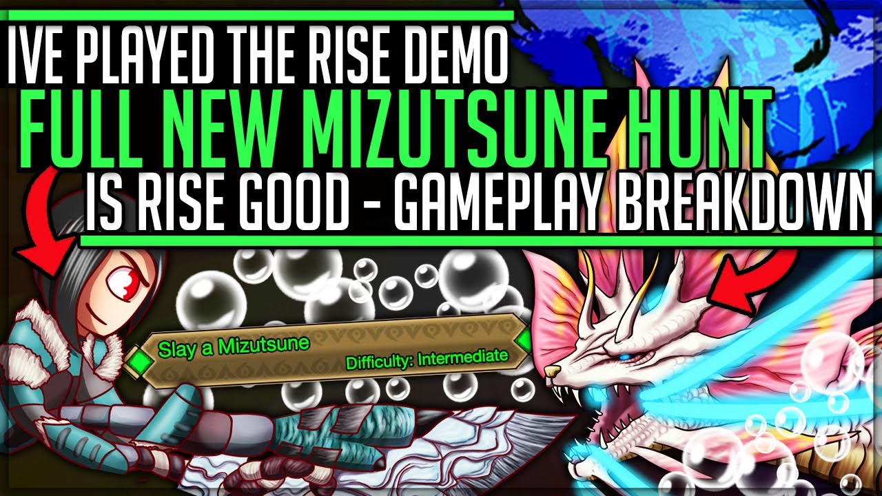 RISE IS INCREDIBLE - Full Great Sword Mizutsune Hunt - Review ...