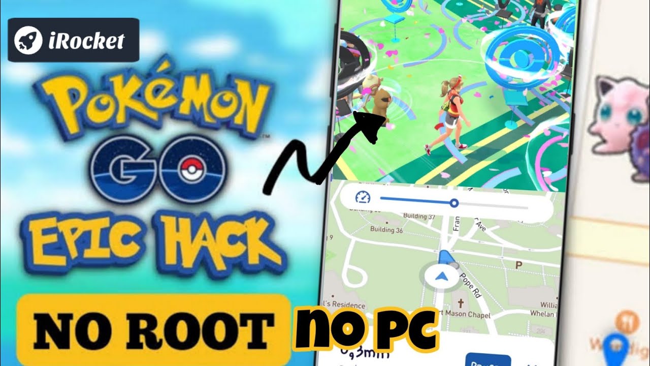 FLY POKEMON GO ANDROID SIN PC SIN ROOT #IROCKET #locspoof #pokemongo ...