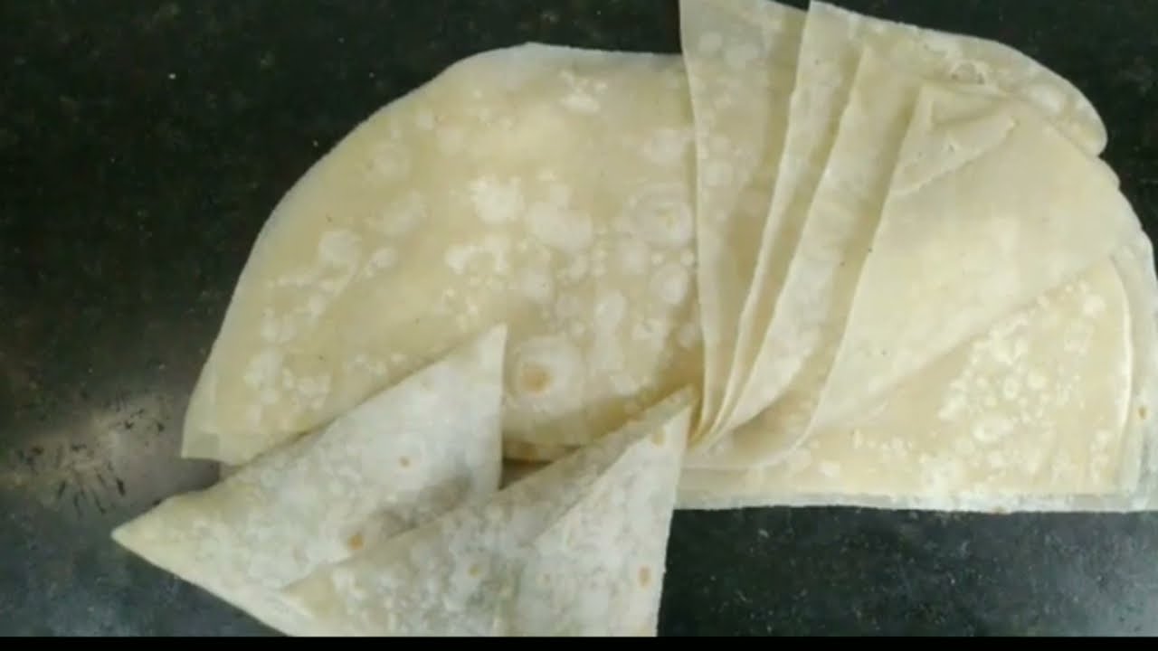 Homemade samoosa sheets || samoosa Patti Recipe || samoosa sheets ...