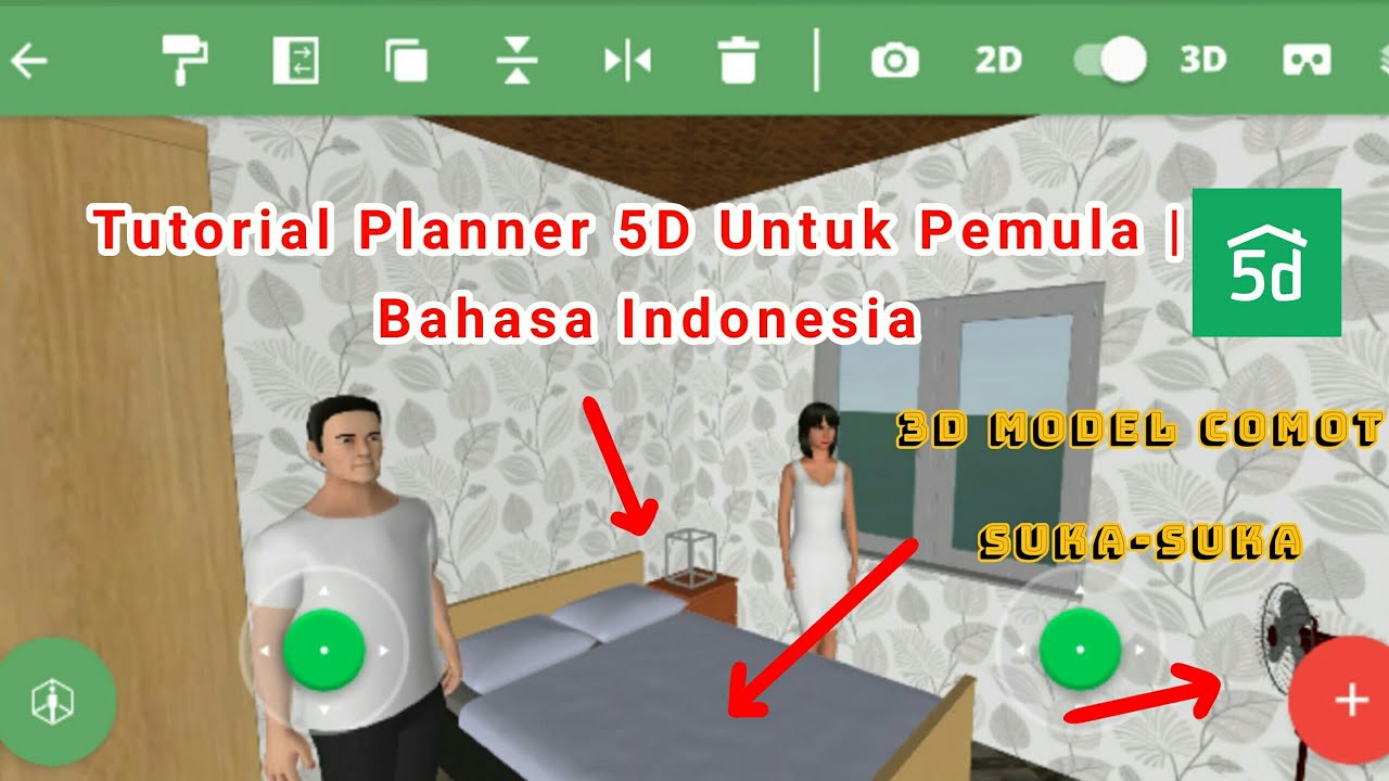 Tutorial Planner 5D Untuk Pemula | Bahasa Indonesia - YouTube
