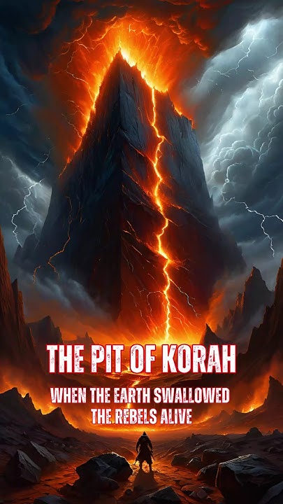 The Pit of Korah: When the Earth Swallowed the Rebels Alive #shorts # ...