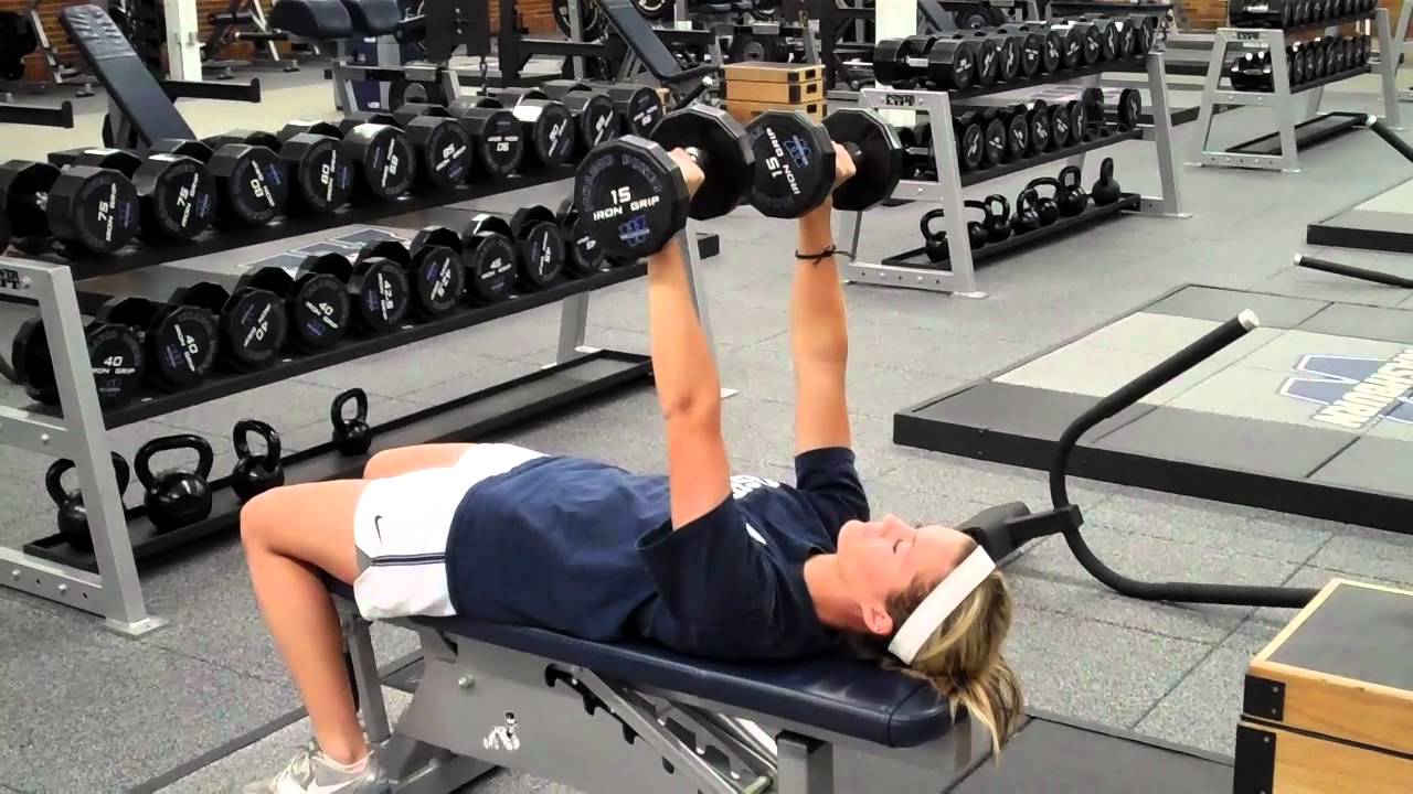 WU Strength DB Alternating Bench Press - YouTube