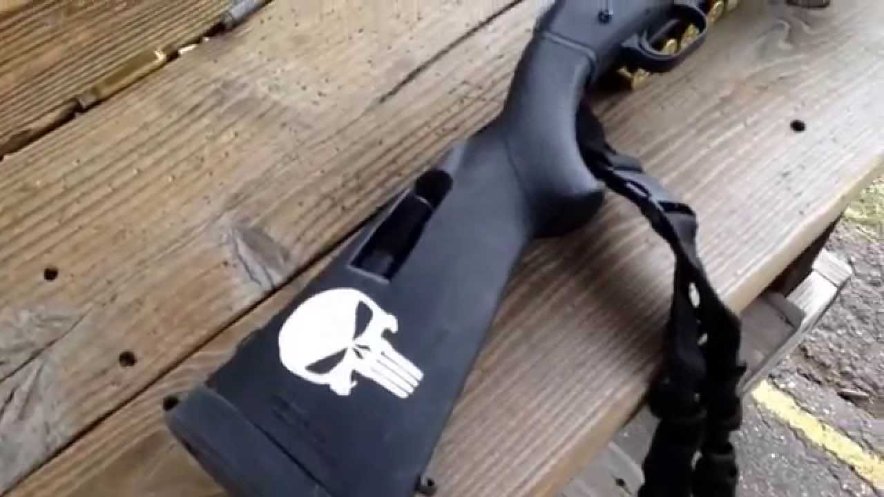 Mossberg 500 Thunder Ranch: Slugs at 100 yards - YouTube