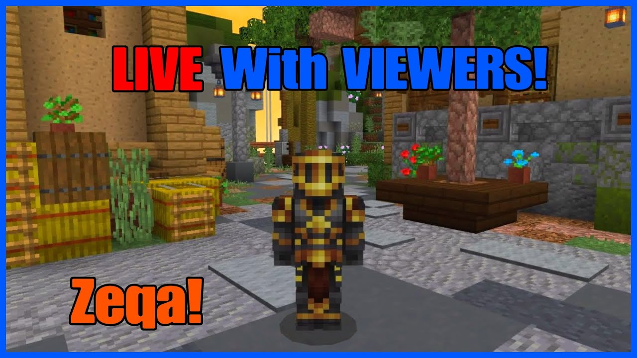 Minecraft Zeqa LIVE With VIEWERS! - YouTube