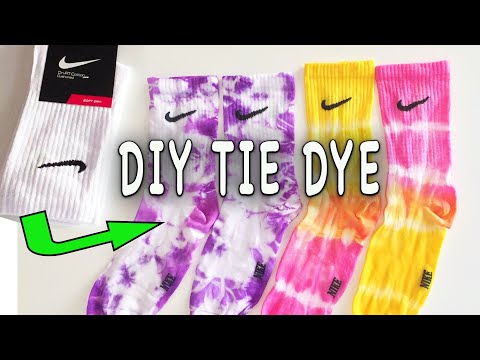 Evde TIE DYE Çorap Boyama Nasıl Yapılır ? #356