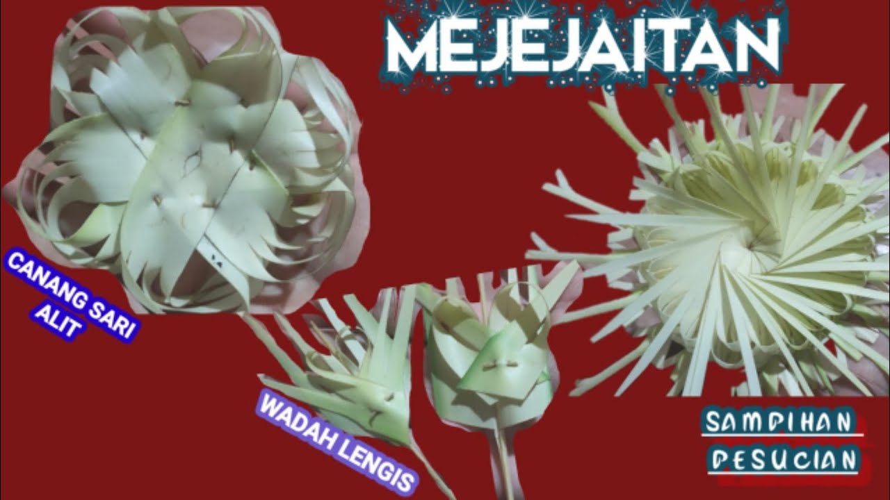 sampihan pesucian, wadah Lengis,canang sampihan raka - YouTube