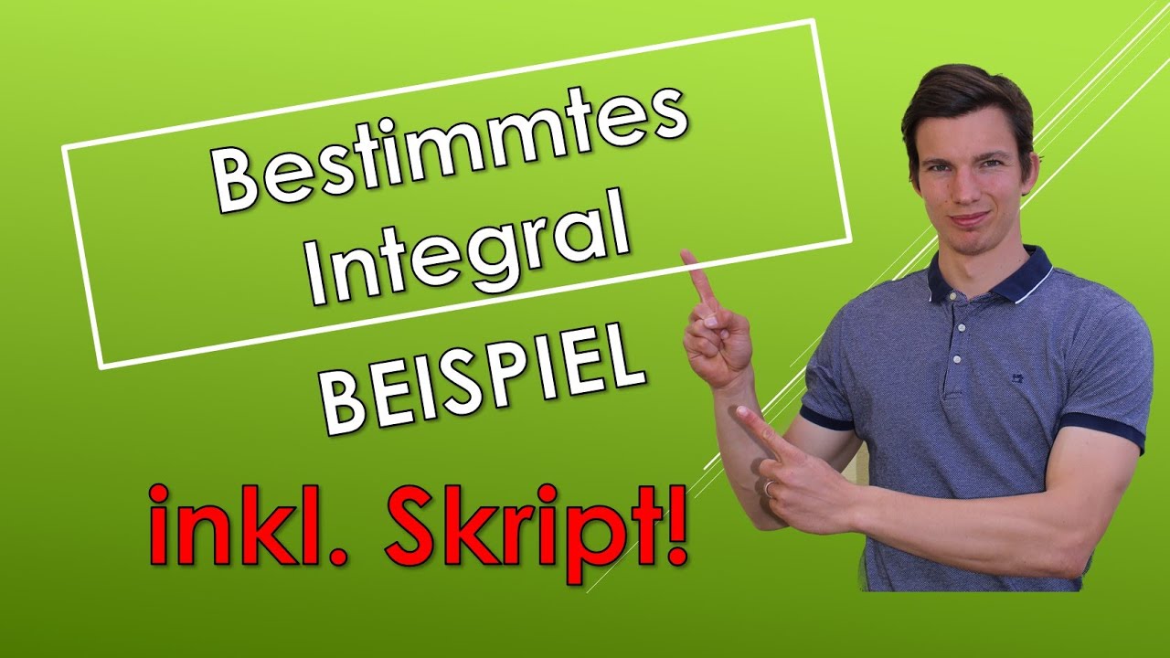 Bestimmtes Integral graphisch bestimmen - BEISPIELE (mit SKRIPT) - YouTube
