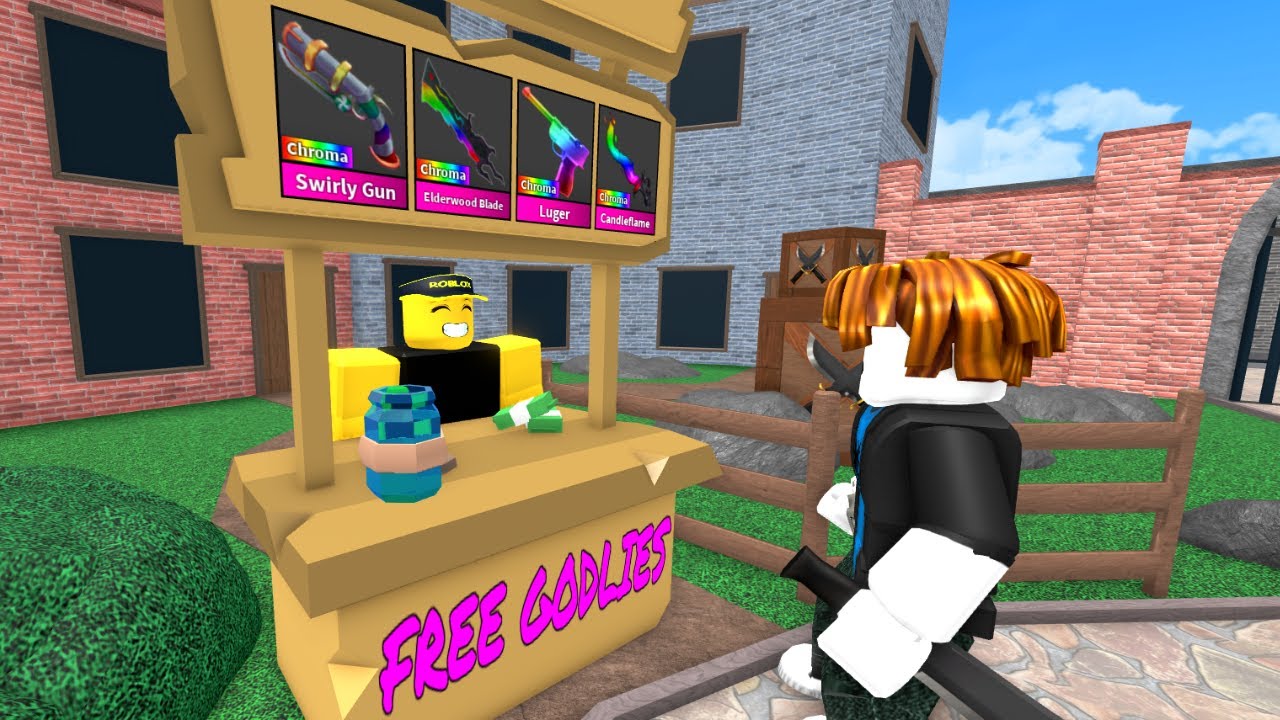 Godly Donate Booth in Murder Mystery 2! - YouTube