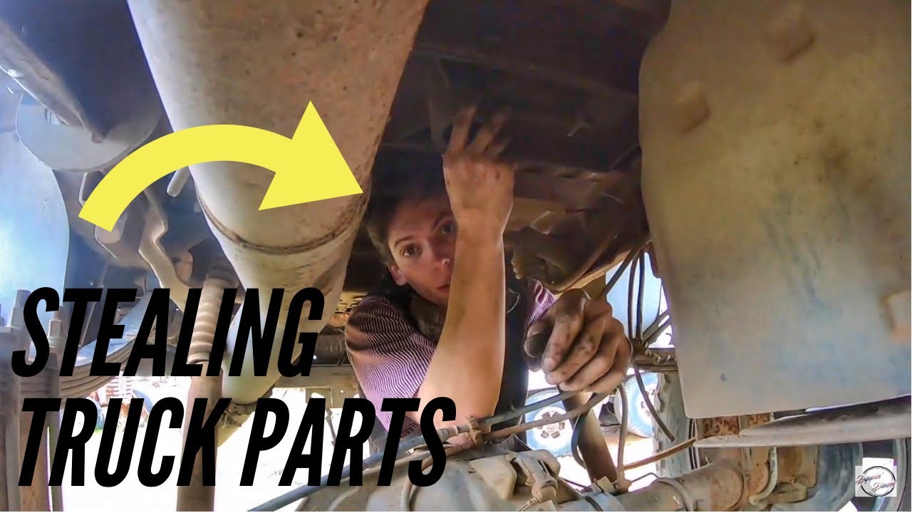 HE'S STEALING TRUCK PARTS - YouTube