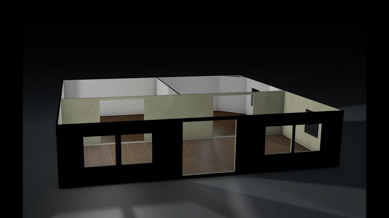 Cinema 4D R16 - Build a house easily with House Builder Tool - YouTube