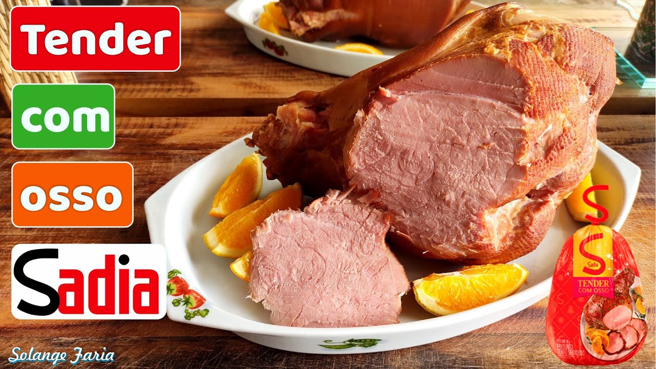 EXPERIMENTANDO TENDER/PERNIL COM OSSO SADIA | RESENHA DE PRODUTO ...