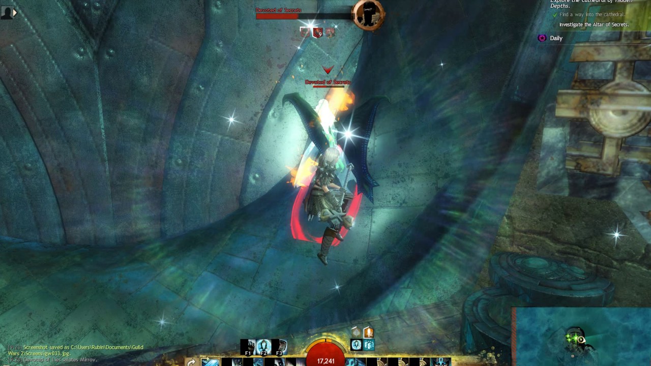 Guild Wars 2 - Guardian - Abaddon Shrine - Cathedral of Hidden Depths ...