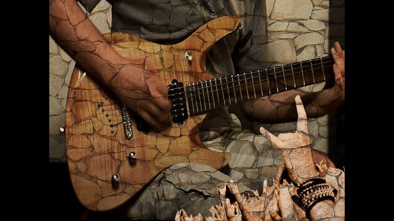 Rock Bases e Exemplos guitarra VIVAZ maple top natural - YouTube