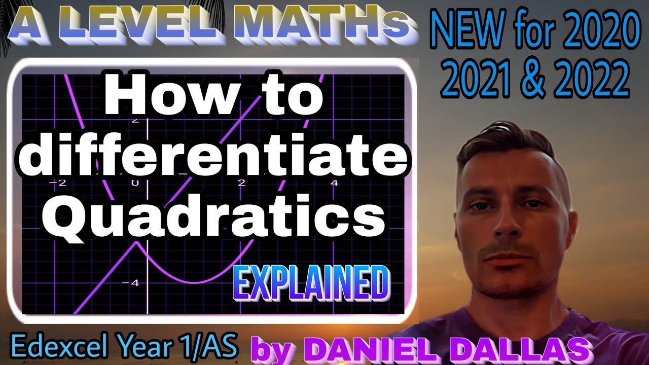 A Level MATHs How to differentiate quadratics | Finding turning point ...
