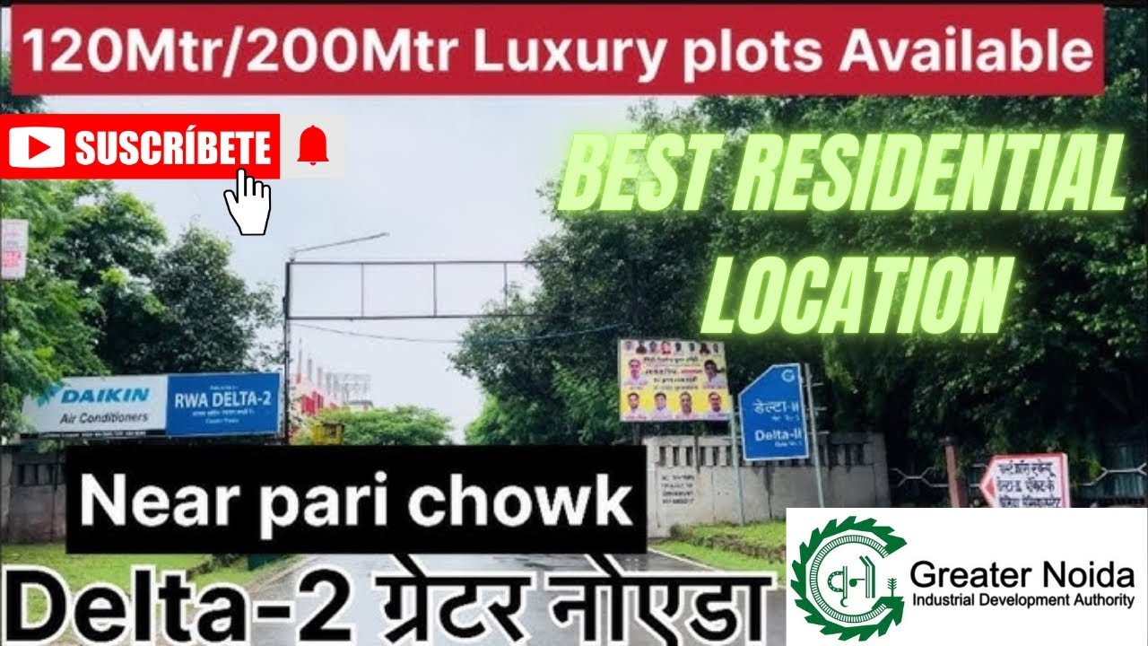 Greater Noida Authority plots || Delta-II Current price #greaternoida # ...