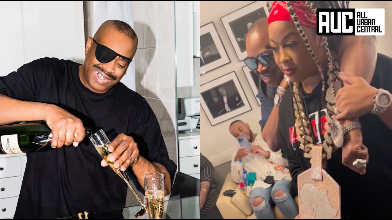 Slick Rick Blesses Da Brat With The Biggest Diamond Chain Ever - YouTube