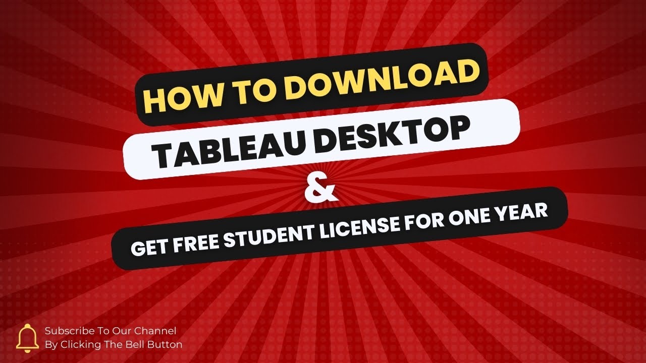 Step by Step Tableau Desktop Installation Guide: Get Your Free License ...