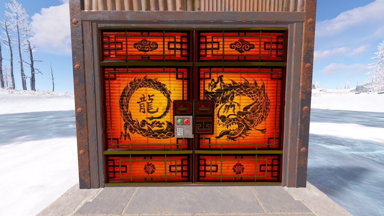 RUST SKIN SPOTLIGHT - Loong Double Door - 2,35€ - YouTube