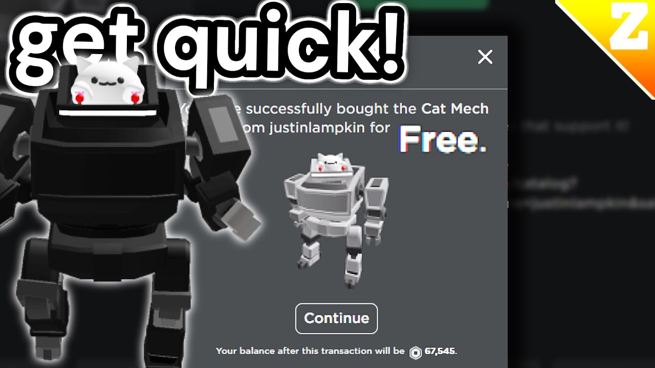 How To GET The NEW FREE CAT MECH BUNDLE in Roblox! QUICK! - YouTube
