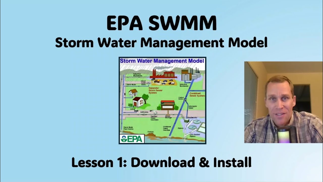 EPA SWMM Lesson 1 - Download and Install - YouTube